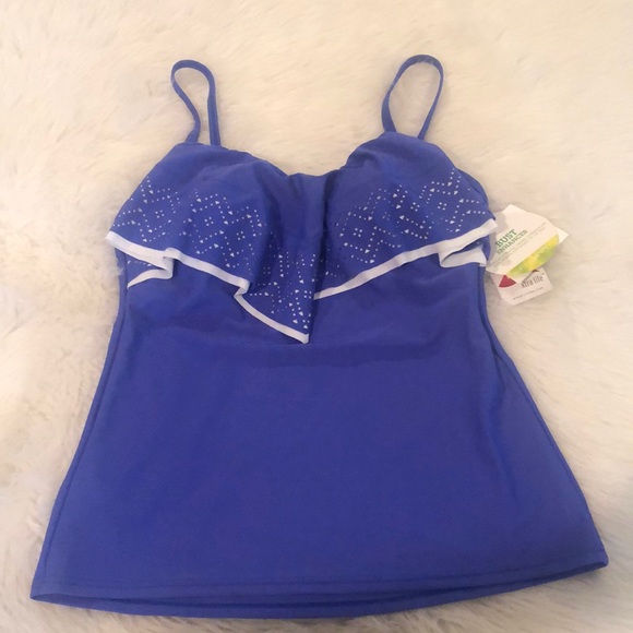 croft & barrow | Swim | Croftbarrow Bust Enhancer Lycra Tankini Topnwt ...